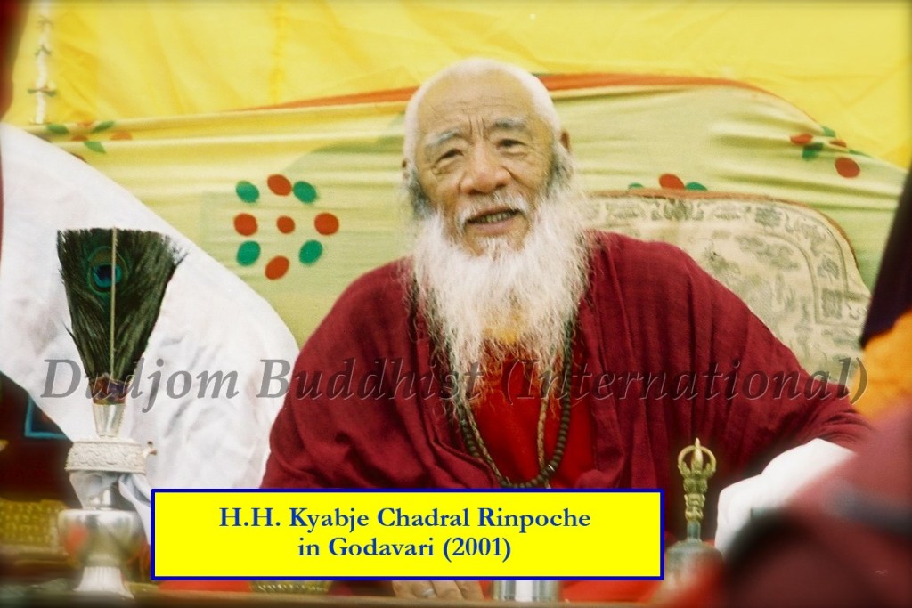 H.H. Kyabje Chadral Rinpoche – Dudjom Buddhist International